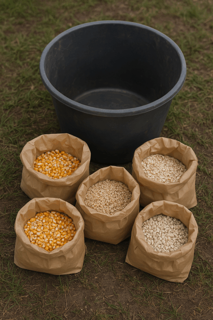 How to Make Homeade Chicken Feed for Beginners - Simply Sustainable Mama